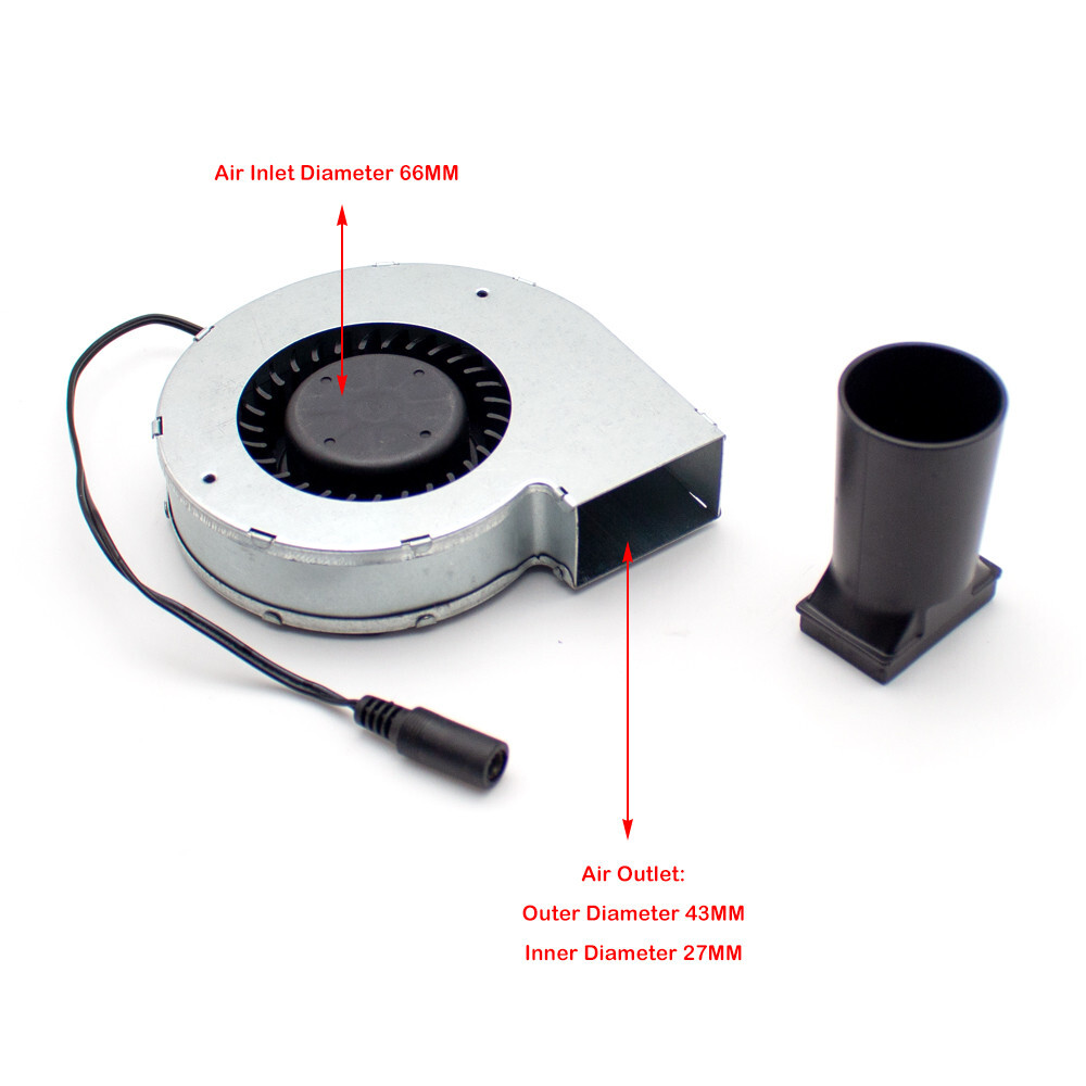 DC Brushless Fan Motor DC12V 2A Turbo Speed Ajustable Controller Fans ...