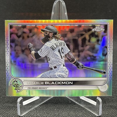 2022 Topps Chrome Charlie Blackmon Refractor #37 Colorado Rockies | eBay