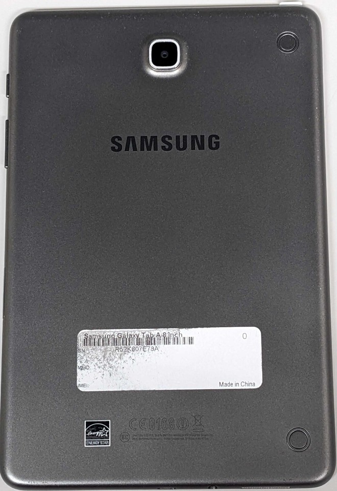Samsung Galaxy Tab A 8.0 (2015) SM-T350 16GB Gray Wi-Fi Only Tablet ...