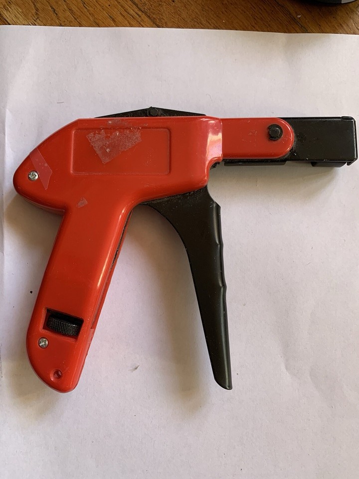 Cable Tie Gun Heavy Duty Tensioner & Cutter Tool for 2.5 - 12.7mm Nylon ...