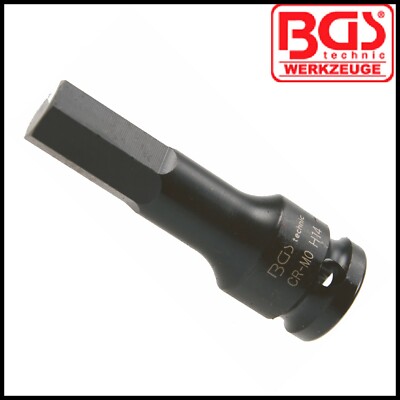 BGS - Allen Key 5 - 19 mm, Impact Sockets x 75 mm - Multi Listing, 5481 ...