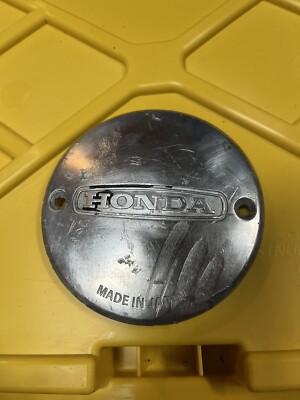 1976 HONDA XL175 GENUINE OEM LEFT SIDE ENGINE ALTERNATOR COVER VINTAGE ...