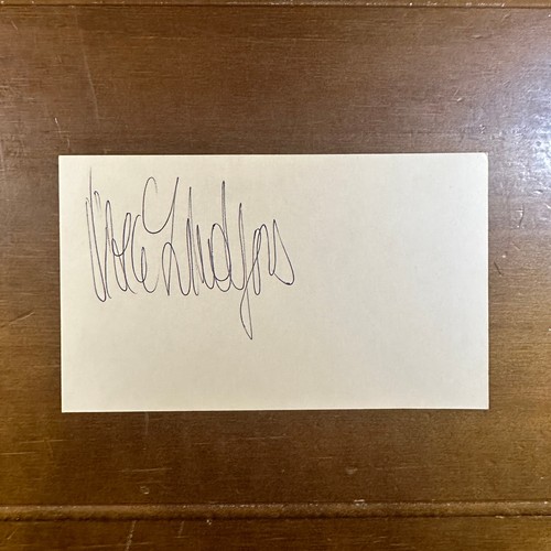 Viveca Lindfors Signed Autographed 3x5 Index Card | eBay