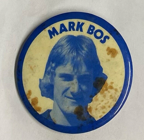 VFL/AFL MARK BOS GEELONG PLAYER COLLECTABLE TIN BADGE / PIN | eBay ...