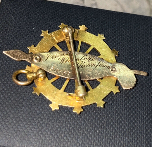 Daughters of the American Revolution Solid 14K Gold Enamel Pin 180557 ...