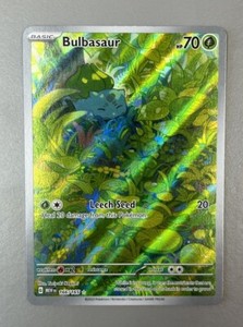 Bulbasaur 2023 Scarlet & Violet: 151 #166/165 Illustration Rare Price ...