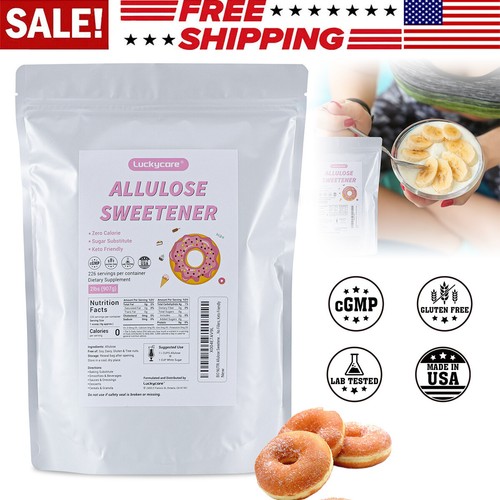Allulose Sweetener 2 LBS, 100% Pure Zero Net Carb Natural Keto Sweetner ...
