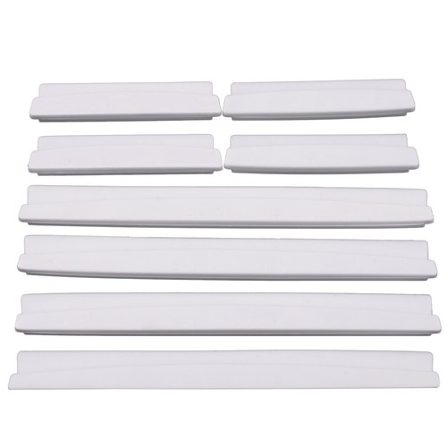 8x WHITE Car Door Edge Guard Strips Anti Collision Scratch Protector ...