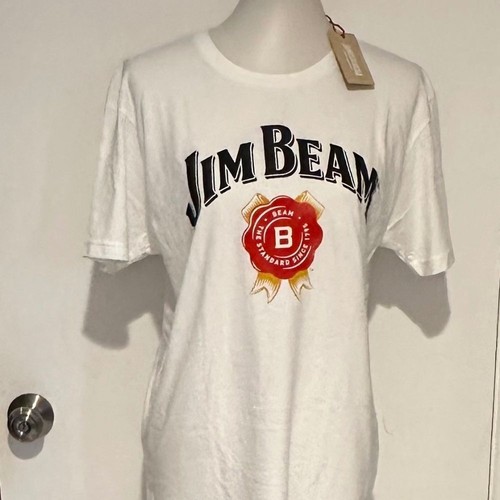 James B.Bean Distilling Co. Jim Beam White Bottles Tees - Size M - NEW ...