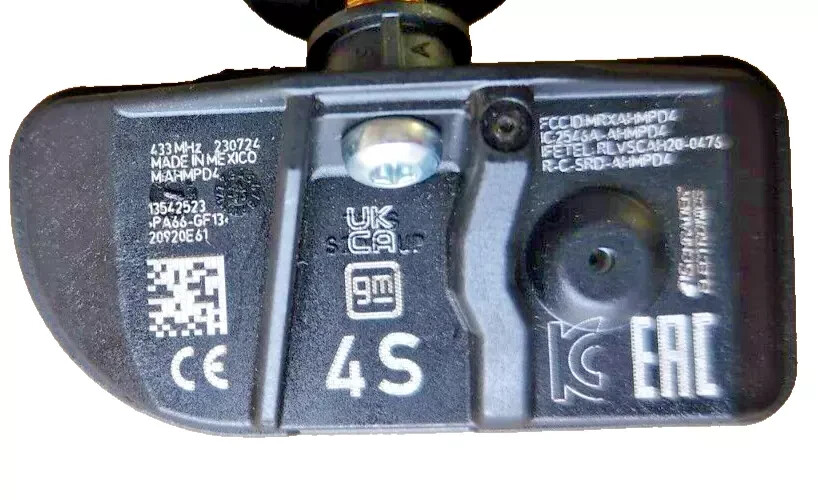 4pcs NEW GM 13533166/13542523 TPMS TIRE PRESSURE INDICATOR SENSOR | eBay