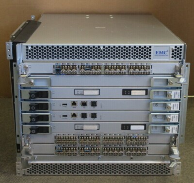 Brocade EMC 8-Slot ED-DCX-4S-B Backbone SAN Switch 3x FC8-32 2x CP8 2x ...