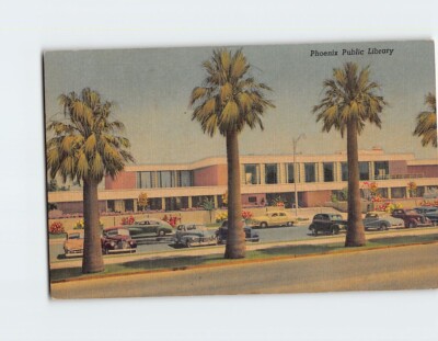 Postcard Phoenix Public Library Phoenix Arizona USA | eBay Australia