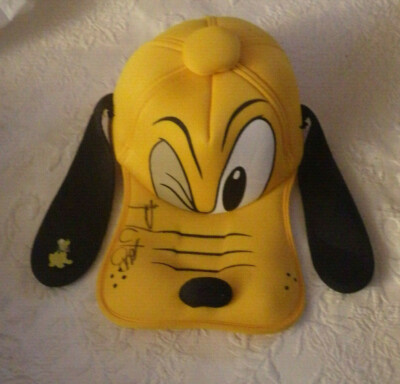 Vintage Disney Pluto Baseball Cap Auto by Pluto W/Pluto Pin | eBay