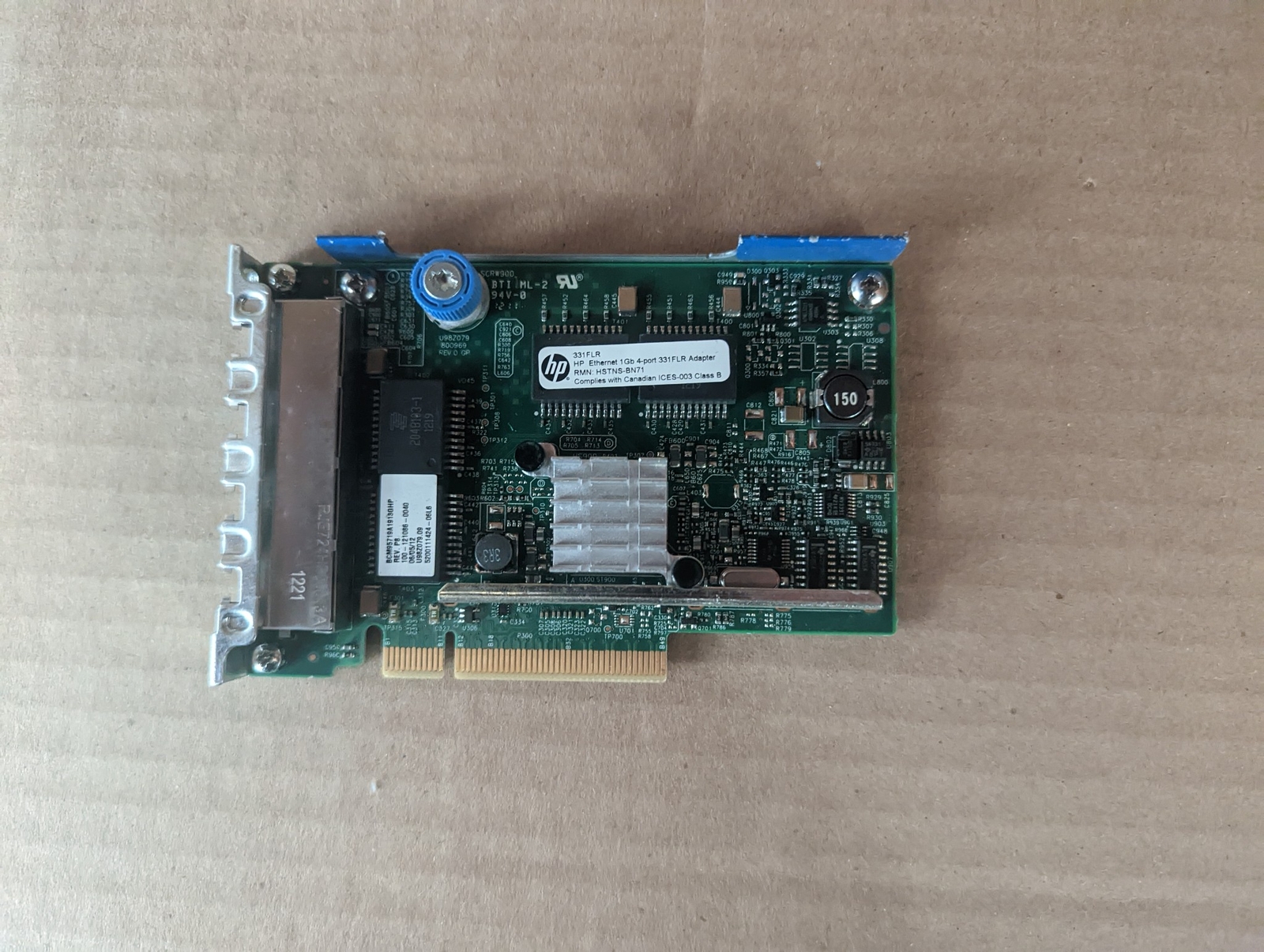 HP ETHERNET 1 GB 4-PORT 331FLR ADAPTER HSTNS-BN71 634025-001 629133-001 ...