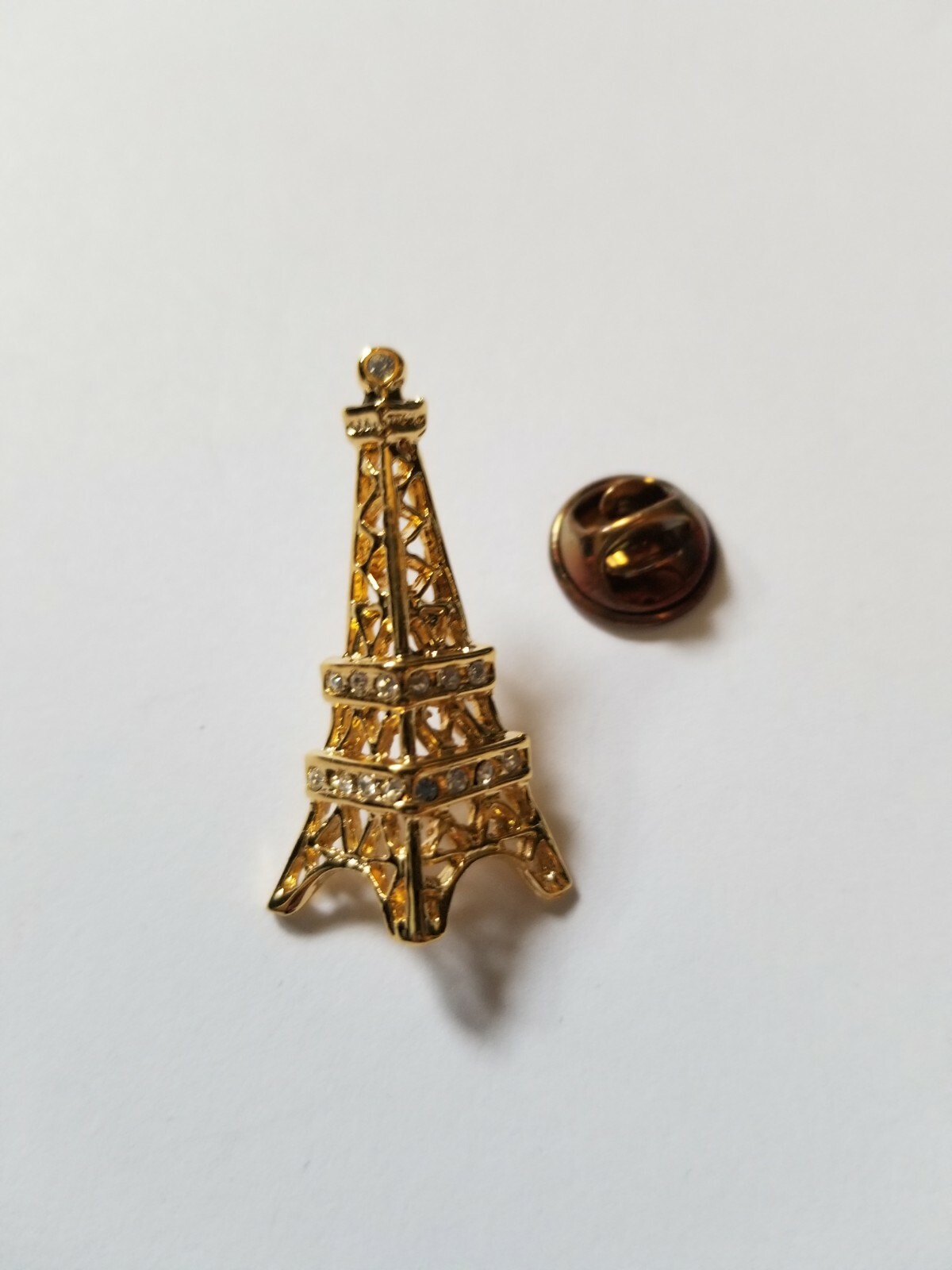 Gold Eiffel Tower Pin | eBay