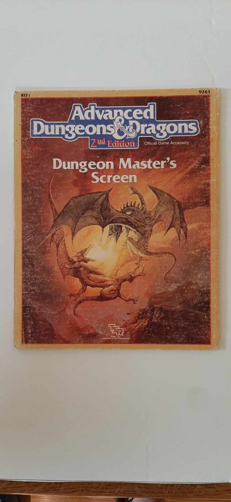 1989 TSR Dungeon & Dragons 2nd Edition Dungeon Masters Screen 9263 | eBay