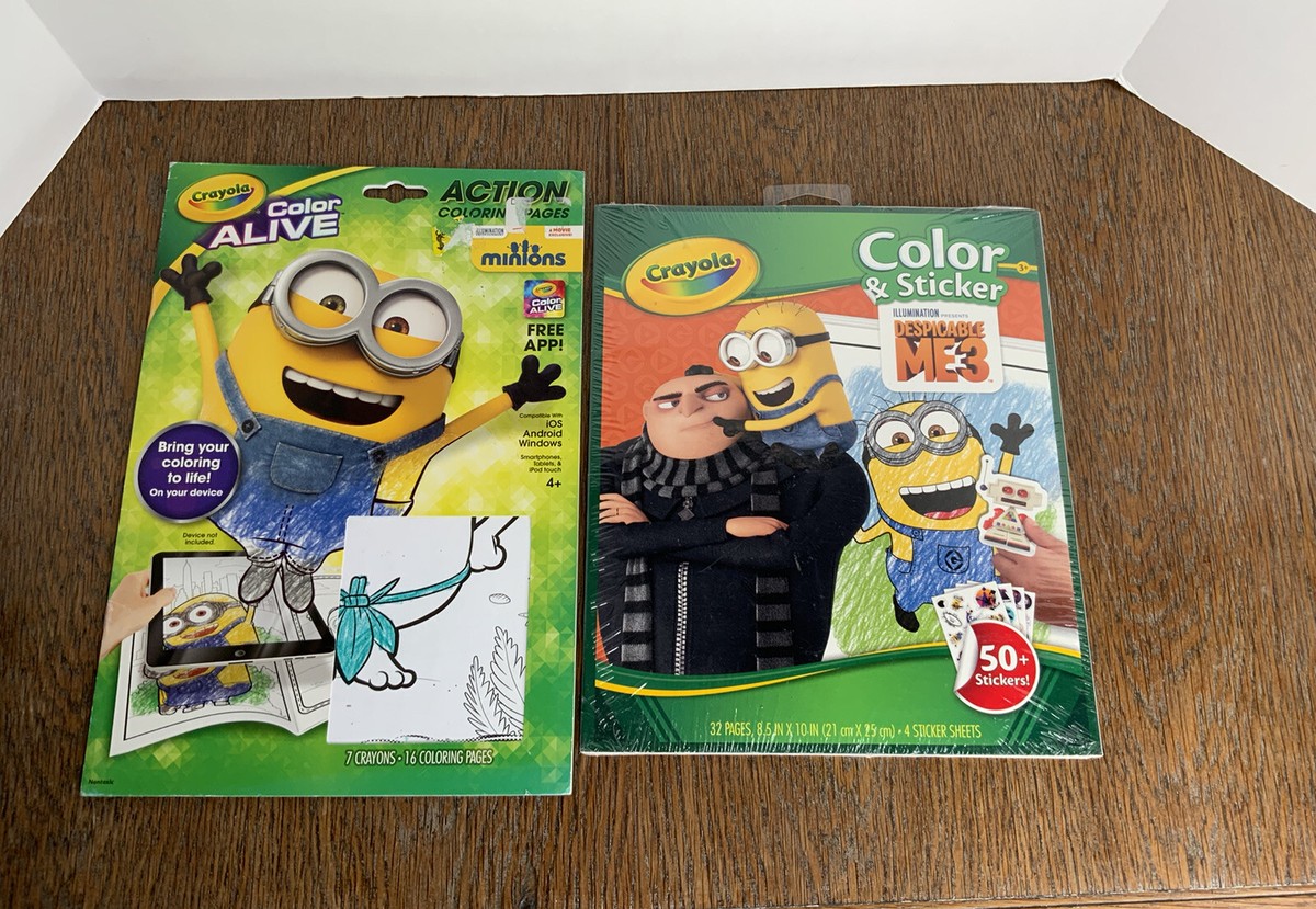 Crayola Color Alive Pages Minions Crayola® Giant Coloring Pages