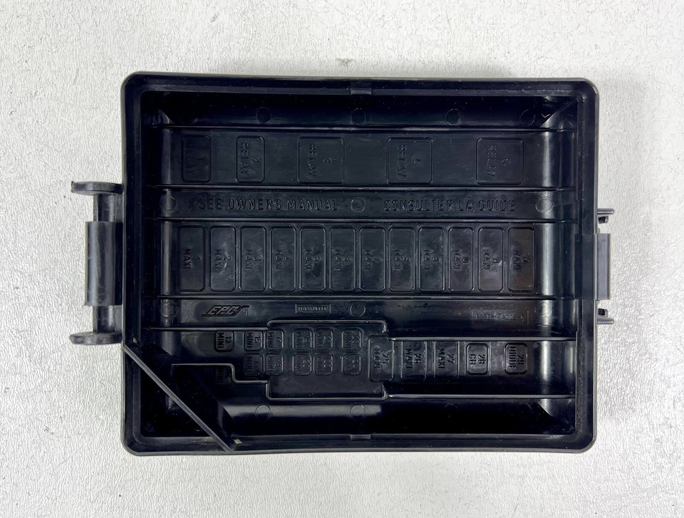 1999-2004 Ford Mustang 3.8L V6 Engine Bay Fuse Box Cover Lid Under Hood ...