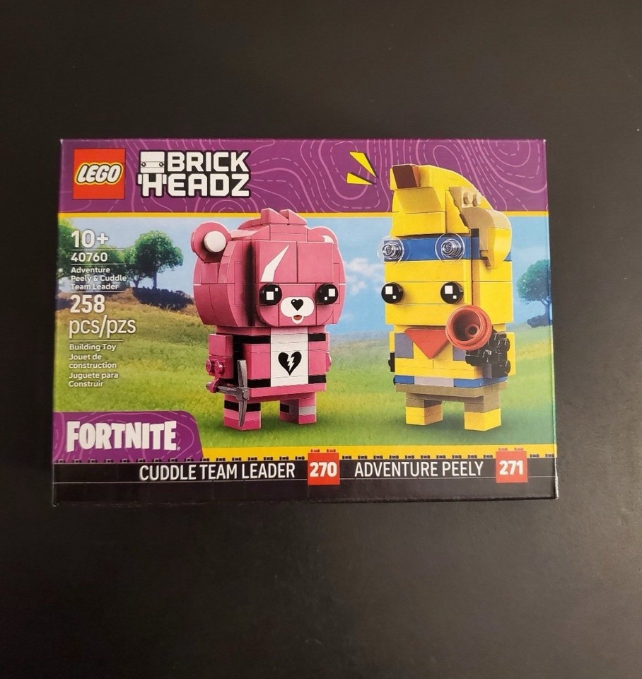 LEGO #40760 Fortnite Brickheadz Adventure Peely & Cuddle Team Leader ...