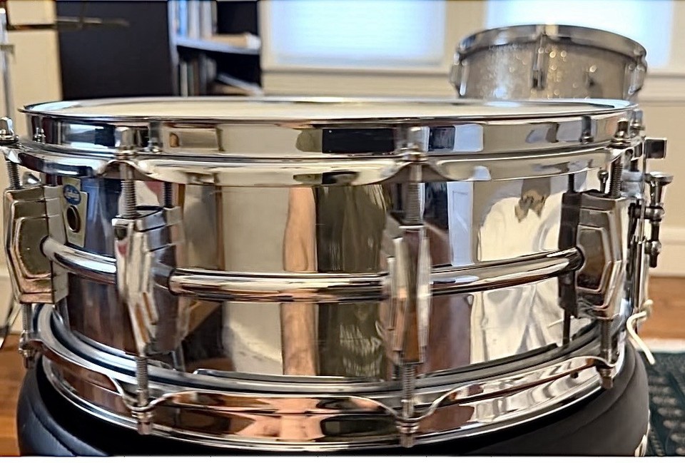 Super Ludwig 400 5x14 Pre-serial Transition Badge 1958-59 COB Snare ...
