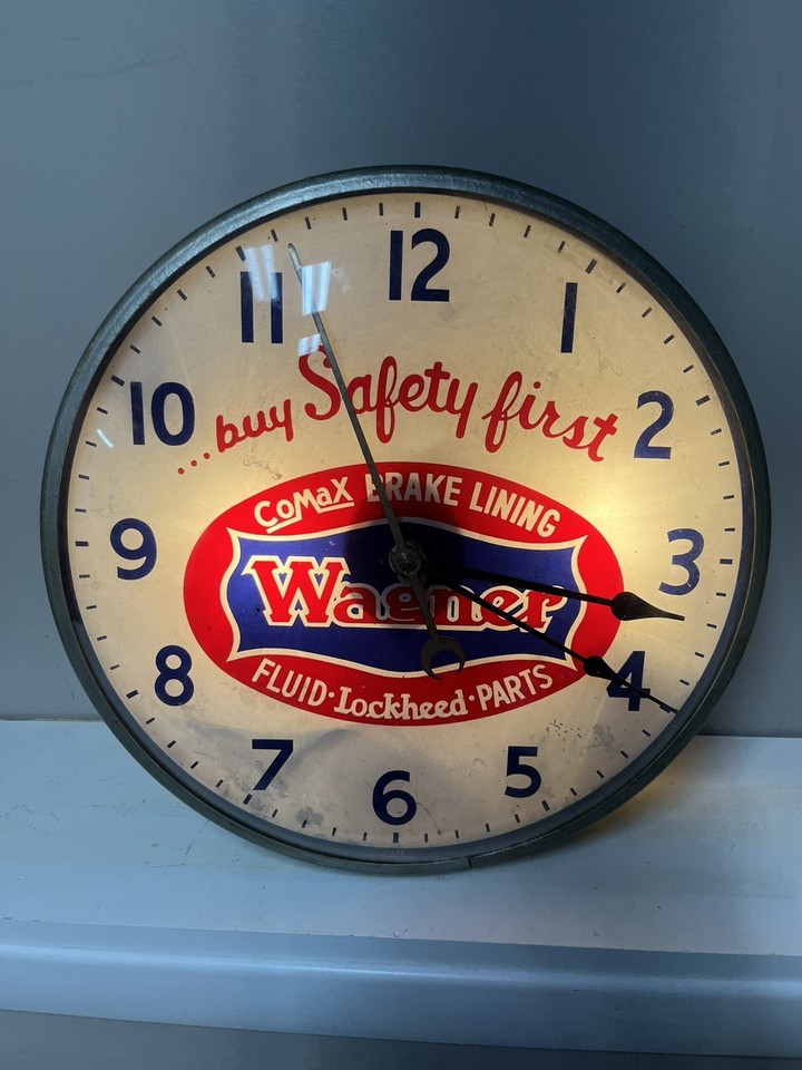 Vintage Wagner Brake Clock | eBay