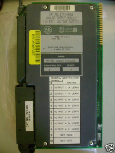 Allen-Bradley 1771-OFE Analog Output Module for sale online | eBay