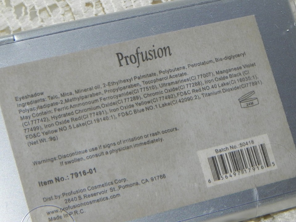 Profusion Eye shadow palette Compact Shimmer, Glitter U PICK YOUR ...