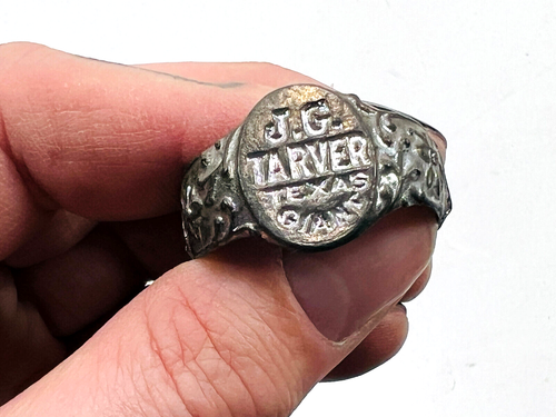 vtg 1930s J.G. Tarver Texas Giant Carnival Circus ring souvenir ...