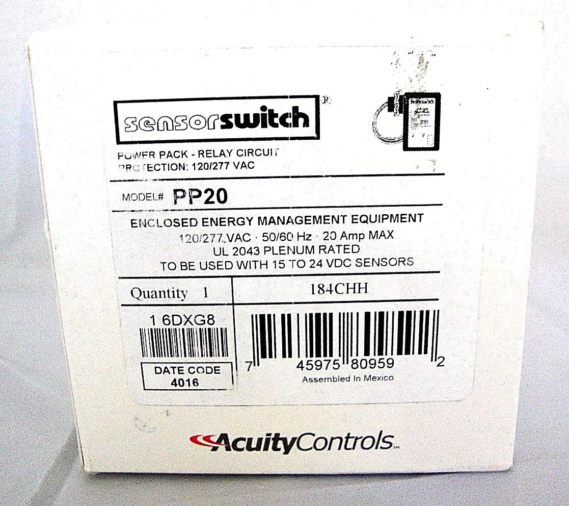 Sensor Switch PP20 Contractor Select Power Pack 120/277 VAC | eBay
