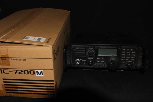 ICOM IC-7200M HF/50MHz Transceiver Ham Radio w/MB-116 Handle, Box ...