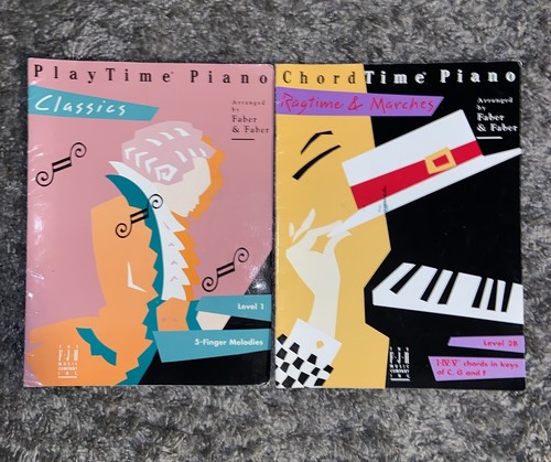 PlayTime Classics & ChordTime Ragtime & Marches Piano Books Faber ...