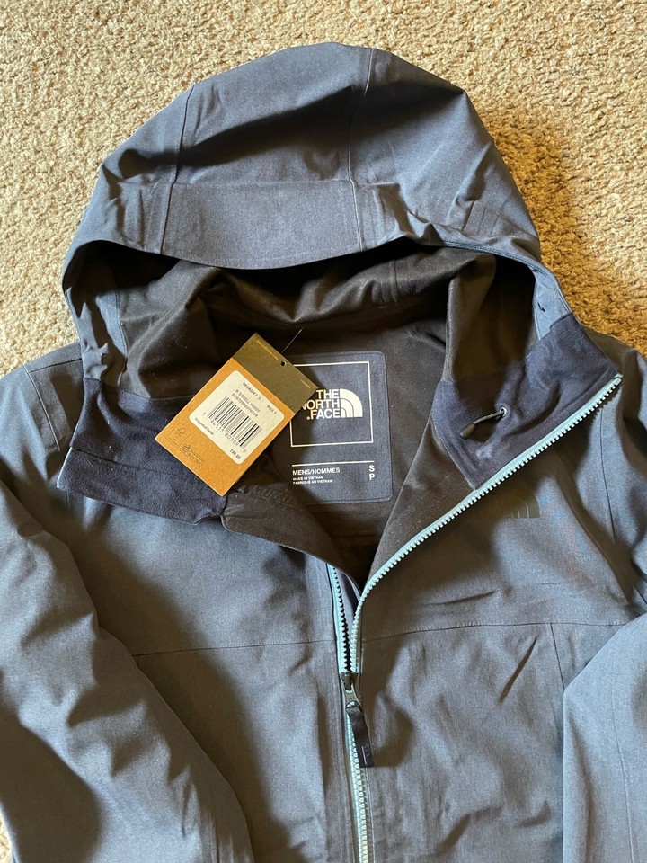 Small The North Face Men's Zip Aviator Navy Hthr Jacket Brand New | eBay