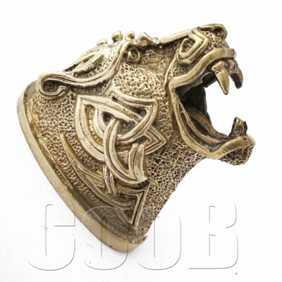 CooB Knife Pommel for Knives Making Handle Bolster CELTIC BEAR Solid ...