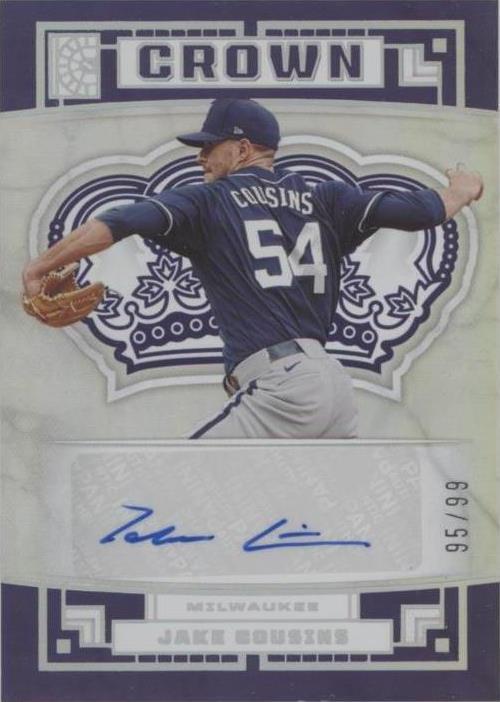 2022 Panini Capstone - Crown Jake Cousins #C-JC Holo Silver /99 (AU, RC ...