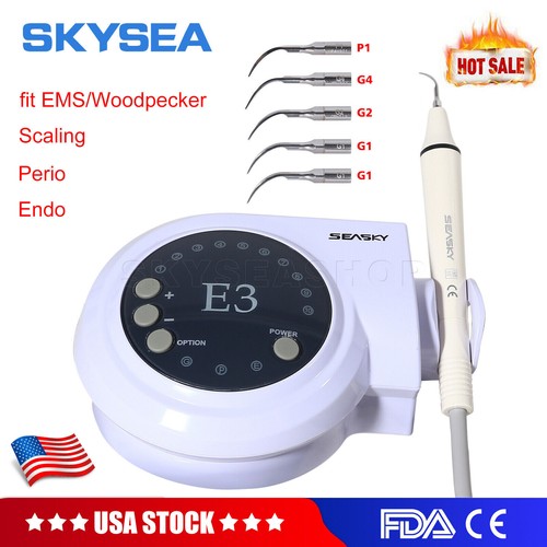 E3+ Portable Dental Ultrasonic Scaler fit Woodpecker Cavitron EMS ...