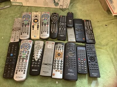 Lot of 18 Mix Audio Video AV TV Cable Box Remote Controls | eBay