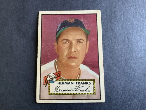 1952 Topps Baseball High Number #385 Herman Franks VG | eBay