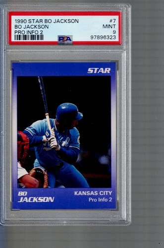 #7 pro info BO JACKSON 1990 STAR bo jackson PSA 9 | eBay