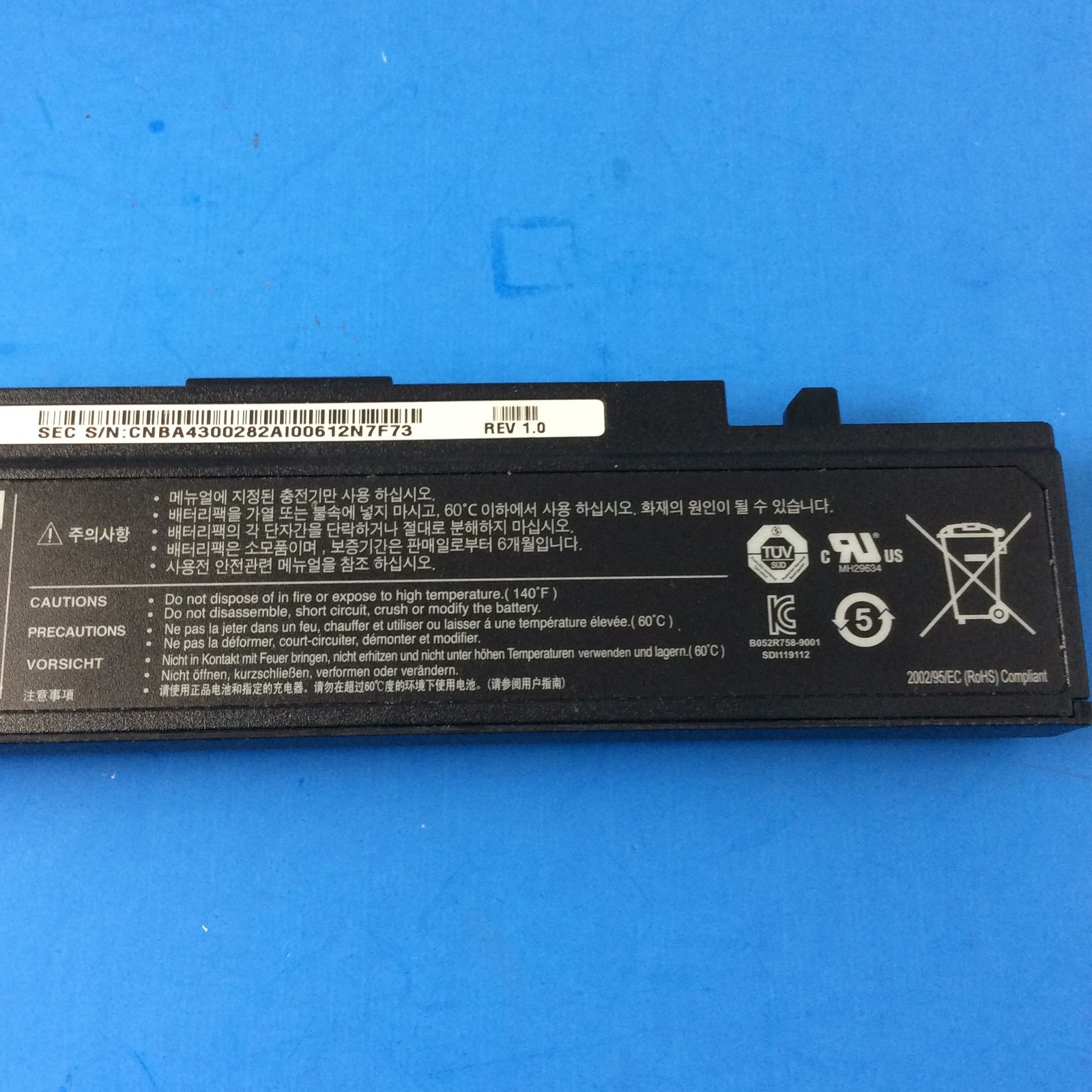 Samsung Genuine Battery 11.1V 48Wh 4400mAh PB9NC6B PB9NC6W A/S 1588 ...