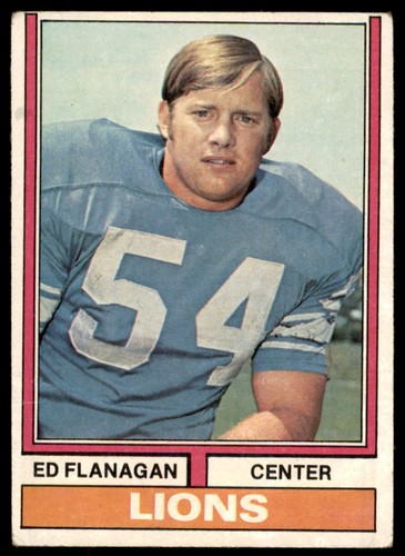1974 Topps Ed Flanagan Detroit Lions #111 EX | eBay