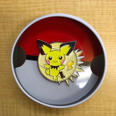 Lotte x Pokemon Pichu Pin Badge KoreaExclusive Pokemon Store Case ...