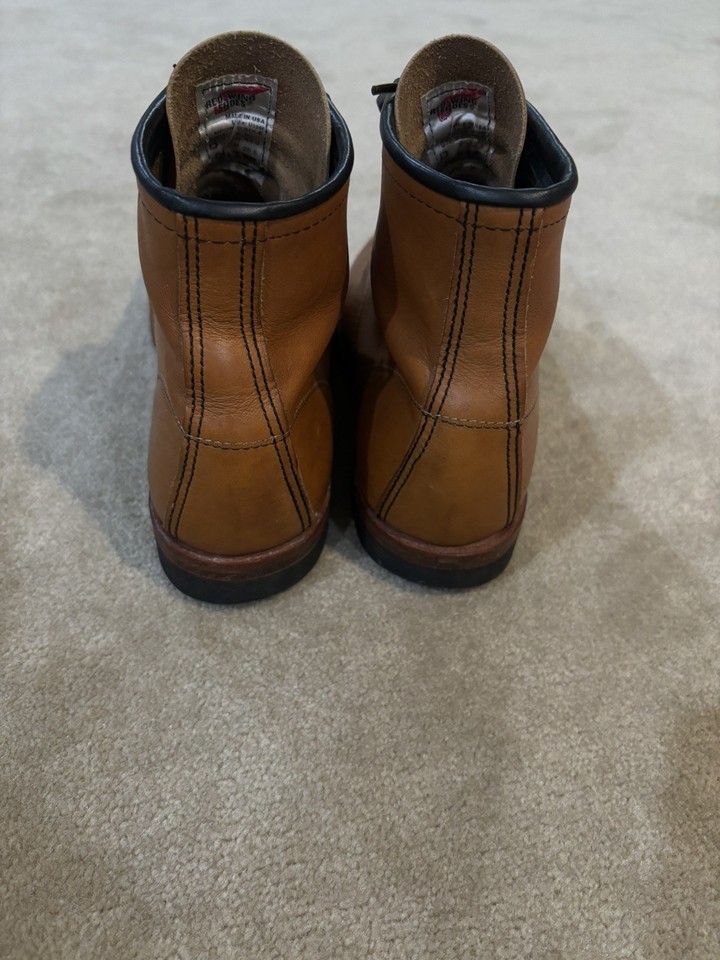 Red Wing Shoes 9013 Beckman 6” Round Toe Chestnut Leather Boots Men’s ...