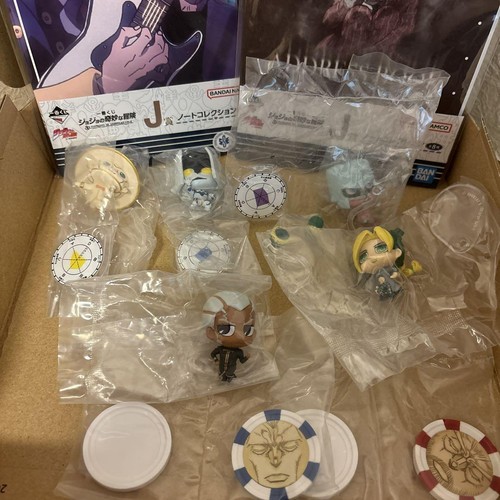 JoJo Stand Figure Set Rohan Jolyne Pucci Crazy Diamond Ichiban Kuji ...