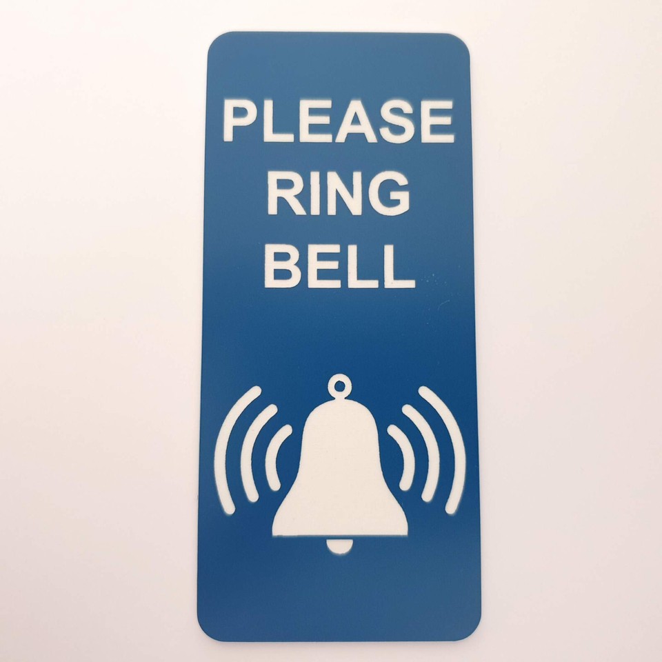 Please Ring Bell Sign Plaque Door Doorbell Ding Dong Buzzer Chime | eBay