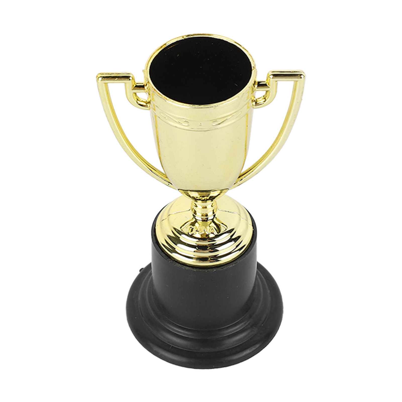 12Pcs Mini Trophies Plastic Stable Base Light Weight Gold Award ...