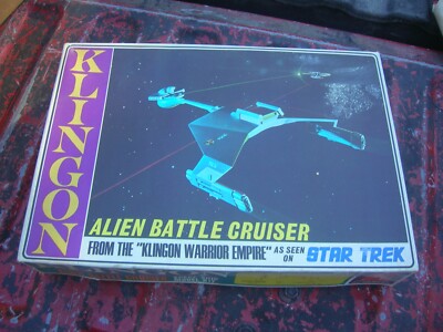1968 AMT Star Trek Klingon Alien Battle Cruiser S952-250 Model Kit | eBay