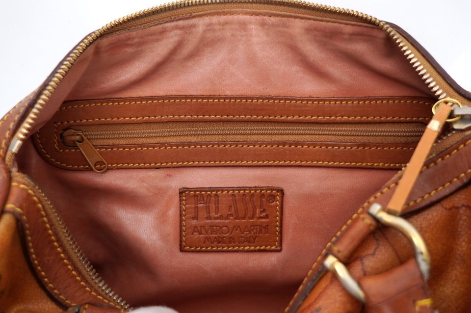 Vintage ALVIERO MARTINI 1A CLASSE Geo Map Boston Tote Crossbody Bag ...