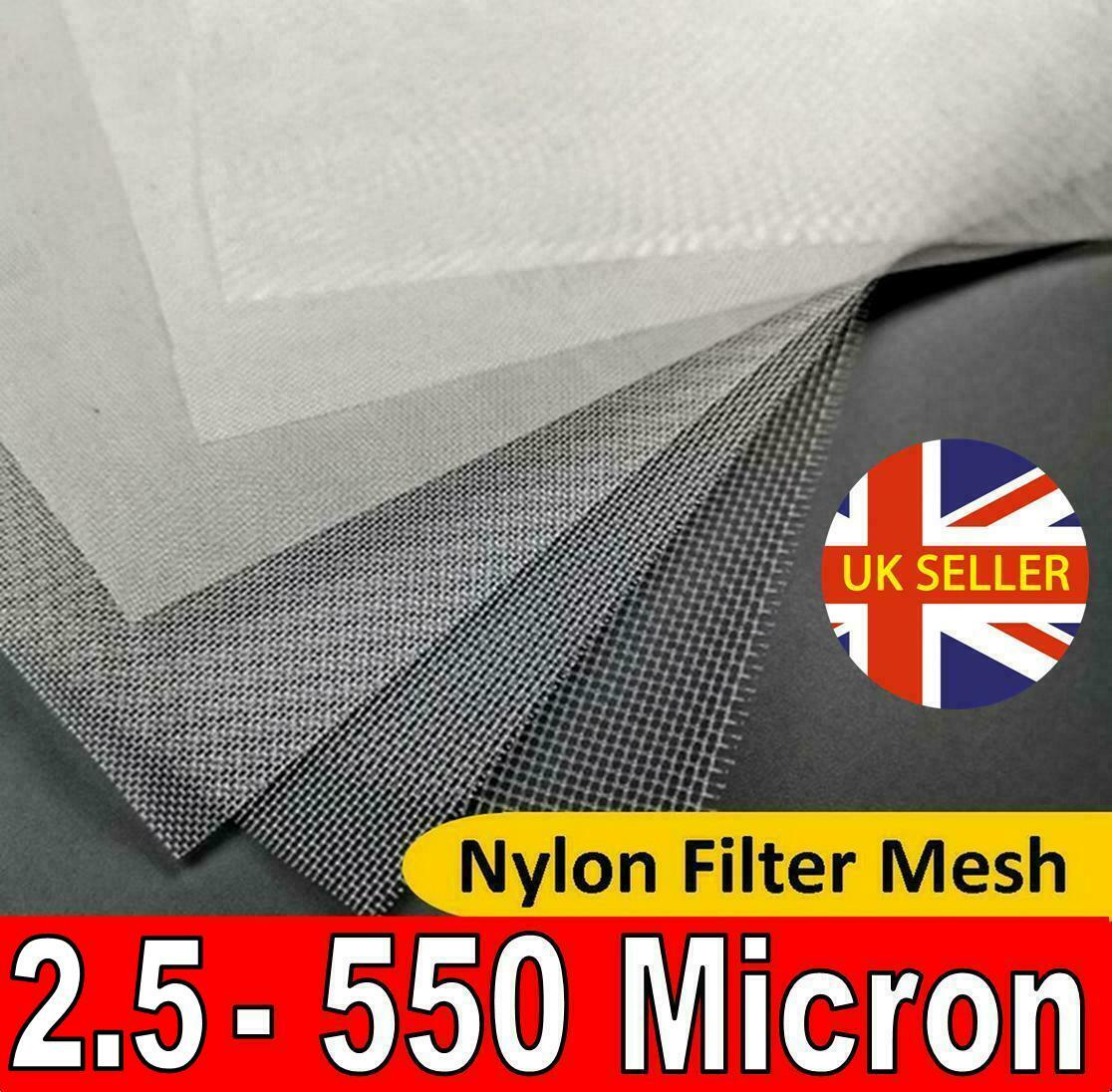 NYLON MICRON MESH 5 10 25 50 75 90 125 150 180 250 380 550 SQUARE SIZES ...