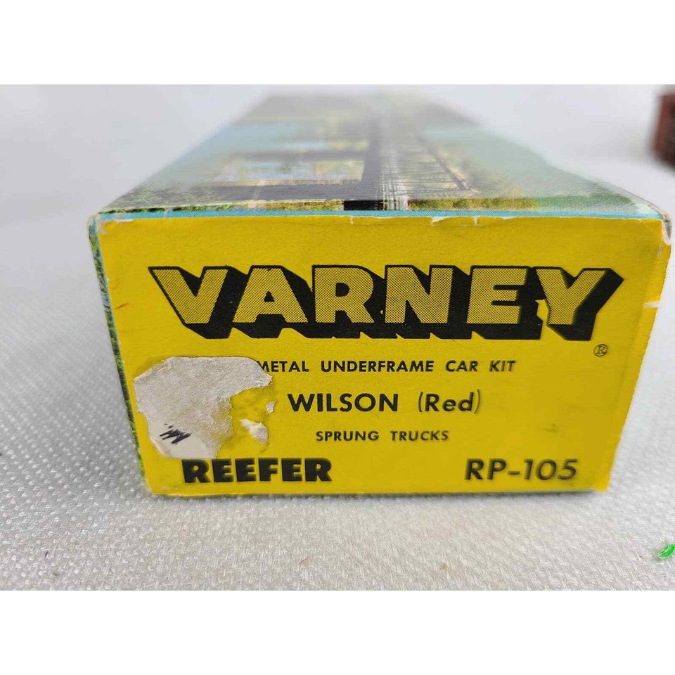 Varney RP-105 Wilson Car Lines WCLX 9350 Reefer Car HO Kit Unassembled ...