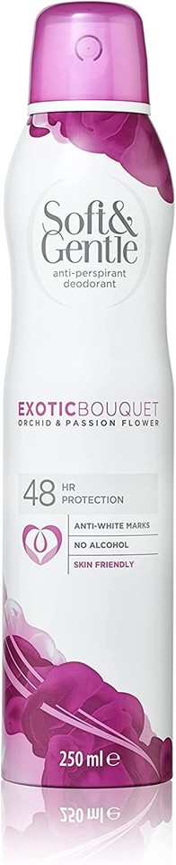 2 x Soft & Gentle 48hr Protection Anti-Perspirant Deodorant in Various ...